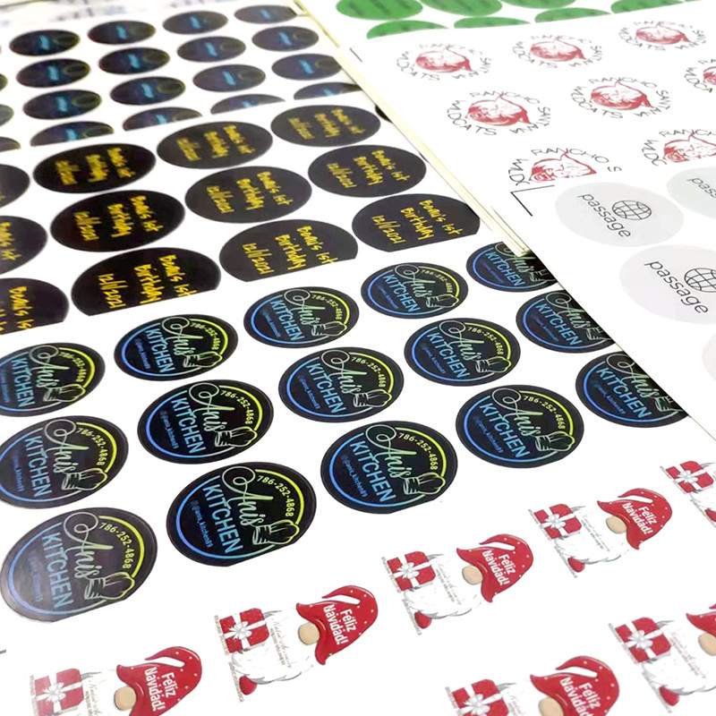 Customized Barcode Anti Counterfeit Labels With 1D/2D Barcode